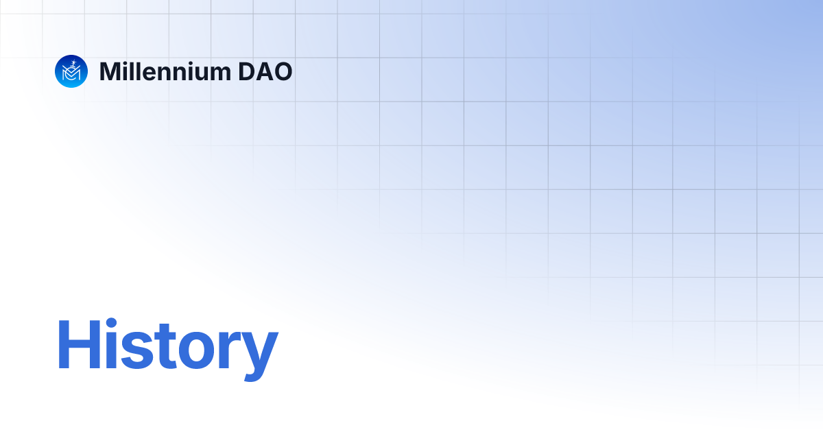 History | Millennium DAO